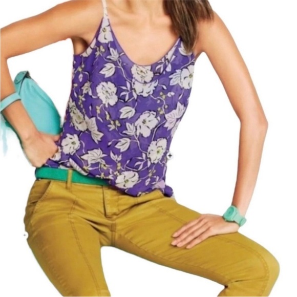 CAbi | Tops | Cabi 5544 Women Medium Vivid Violet Purple Outline Cami ...